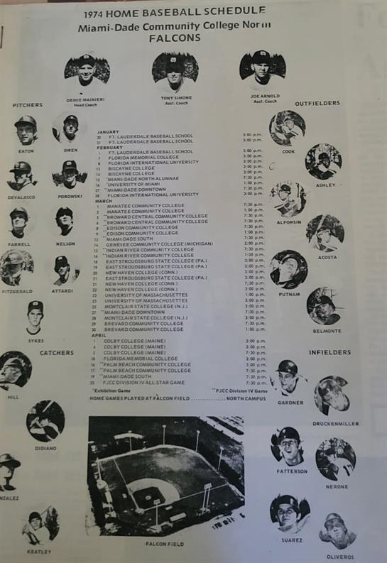 Dade North World Series Team 1974