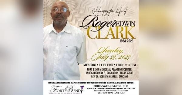 Roger Edwin Clark Obituary - Visitation & Funeral Information