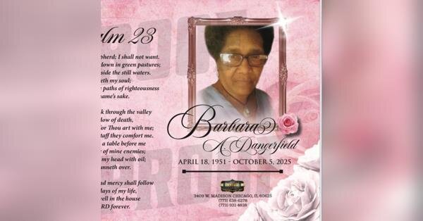 Tribute Wall | Ms. Barbara A. Dangerfield